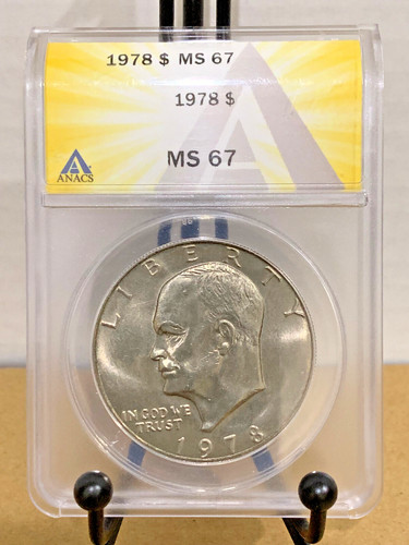 1978 Ike Eisenhower Dollar ANACS MS67 Mint State 67 #6157363 | eBay