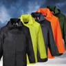 Men's Water Resistant Polar Fleece Lined Hooded Windbreaker Rain Jacket ...