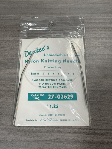 New Dexter’s Nylon Knitting Needle Size 6 H18 | eBay