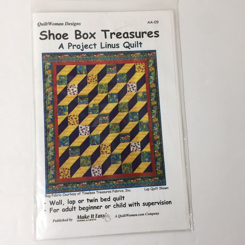 Shoe Box Treasures Quilt Pattern Quilt Woman Project Linus | eBay