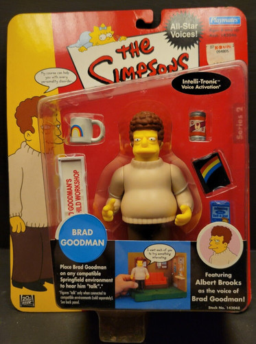 The Simpsons Brad Goodman Action Figure Series 2 new in box, Playmates ...