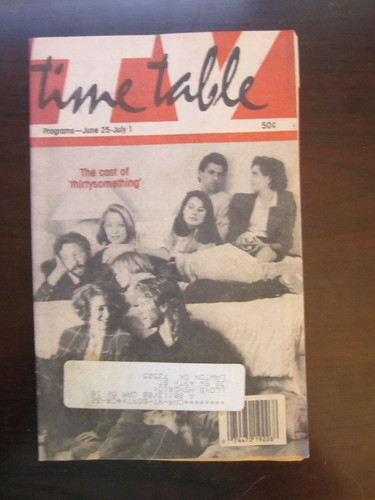 TV Guide Time Table Regional Magazine June 1988 Cast of thirtysomething ...