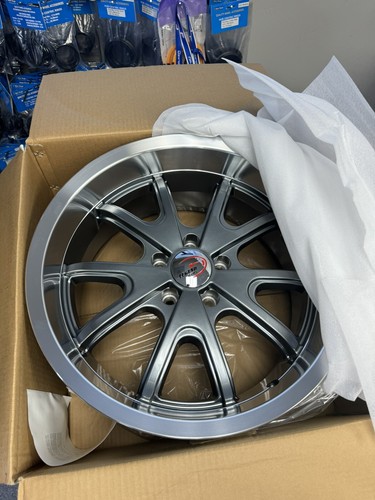 (Set of 4) Staggered Vision 143 Torque 18" 5x5" +10mm Gunmetal Wheels ...