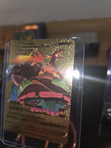 Pokémon Venusaur Charizard Blastoise VMAX Tag Team Gold Foil Fan Art ...