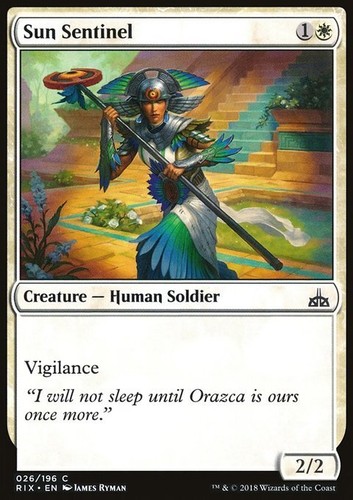 MTG Magic the Gathering Sun Sentinel (26/219) Rivals of Ixalan NM | eBay