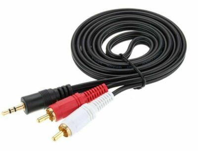 Red White Aux Cable for sale | eBay