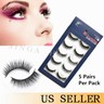 3 3D FALSE EYELASHES EYE LASH MINK WISPY DEMI LONG WISPIES NATURAL ...