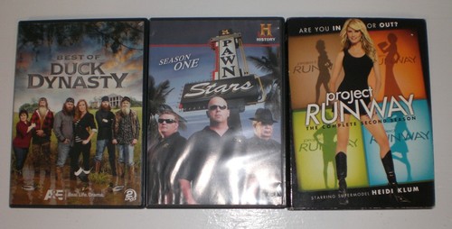 lot of 3 dvds - Best of Duck Dynasty, Pawn Stars Season 1, Project ...