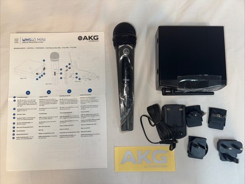 AKG 3347X00140 Mini Vocal Set Mic Wireless Microphone System SET D US25 ...