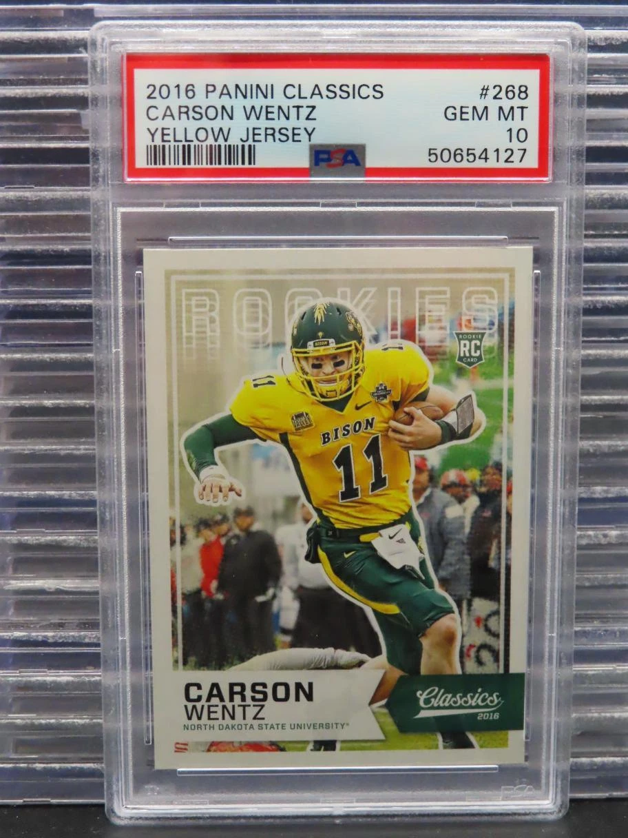 Carson Wentz 2016 Classics #268 Base Price Guide - Sports Card Investor