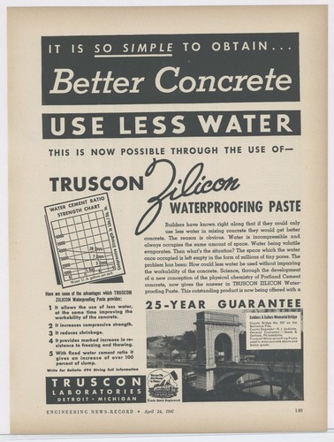 1941 Truscon Lab Advertisement Soldiers & Sailors Memorial Bridge ...