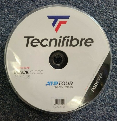 Tecnifibre Black Code 16 Gauge 1.28mm 660' 200m Tennis String Reel Black | eBay