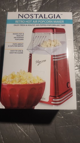 Nostalgia Retro Hot Air Popcorn Maker | RED | New in box 82677242075| eBay