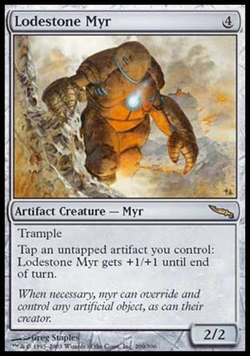 5XMTG Magic - (R) Mirrodin - Lodestone Myr LP/MP | eBay Australia