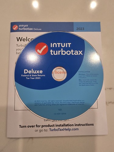 Intuit Turbotax Desktop Deluxe 2023 (Open) | eBay