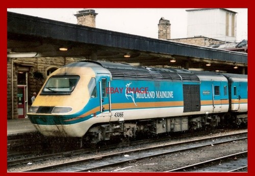 PHOTO BR CLASS 43 HST LOCO NO 43066 MIDLAND MAINLINE BLUE LIVERY | eBay