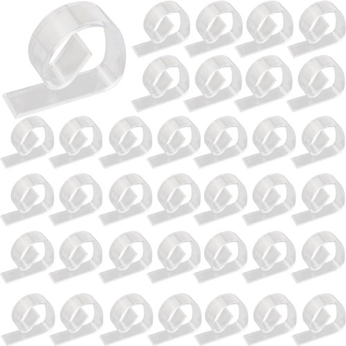 36PCS Transparent Clear Tablecloth Clips, Plastic Table Cloth Clips ...
