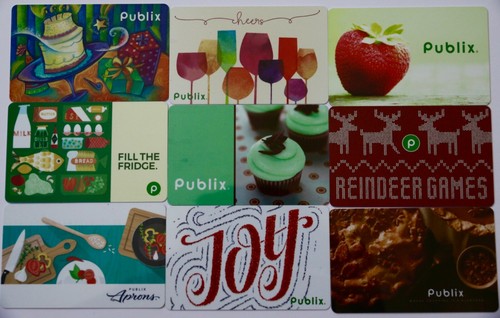 9 PUBLIX No Value Gift Cards Collectible Food Grocery Store USA Card ...