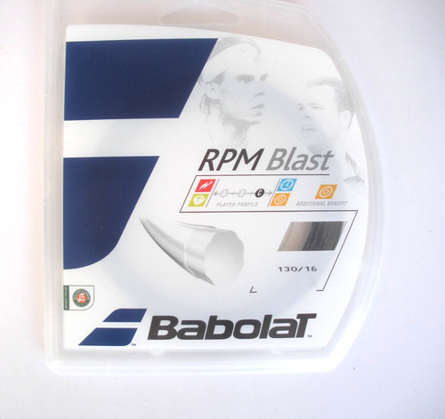 BABOLAT RPM BLAST TENNIS RACQUET STRINGS - 16G -40 FT- $45 FOR 3 SET ...