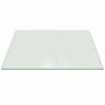 RECTANGLE GLASS TABLE TOP -10mm TOUGHENED GLASS bevelled edge - various ...