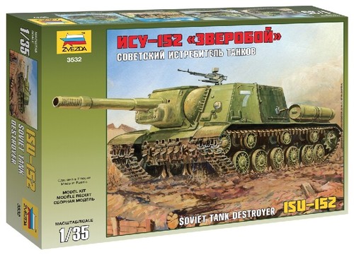 Sp Gun Isu-152 Tank 1:3 5 Plastic Model Kit Zvezda | eBay