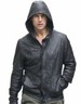 Ghost Protocol Mission Impossible Black Men's Hooded Movie Real Leather ...