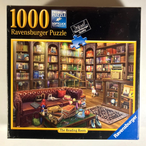 Ravensburger 80104 The Reading Room 1000 Piece Jigsaw Puzzle Books ...