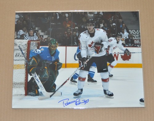 TUUKKA RASK ~ SIGNED AUTOGRAPHED 11x14 Photo Finland Action Boston ...