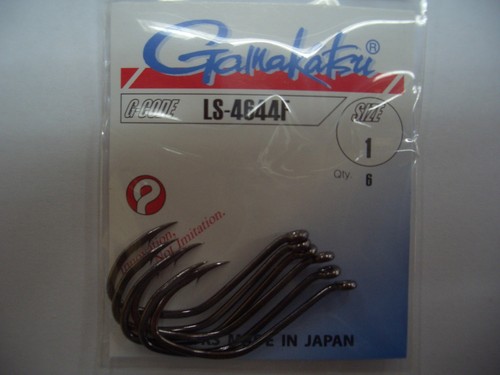 Gamakatsu LS-4644F, Größe 1, 6 Stück, neu, ovp | eBay.de