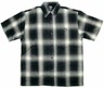 Brown Veterano Short Sleeve Men's Plaid Flannel Shirt Lowrider Cholo ...