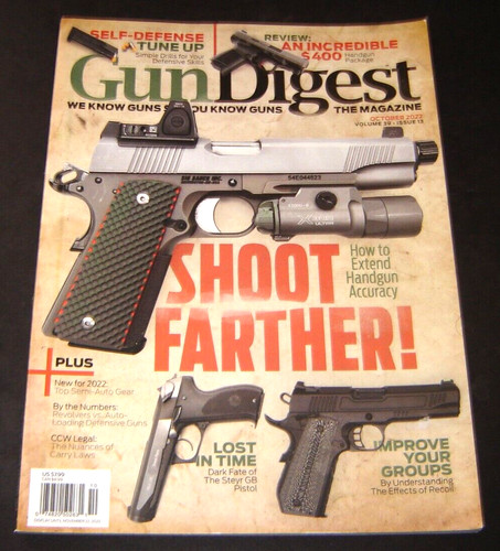 Gun Digest October 2022 Shoot Farther Handgun Acuracy | eBay