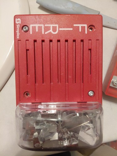 Simplex 4903-9254 Horn Strobe Audible/visible Horizontal Fire Alarm ...