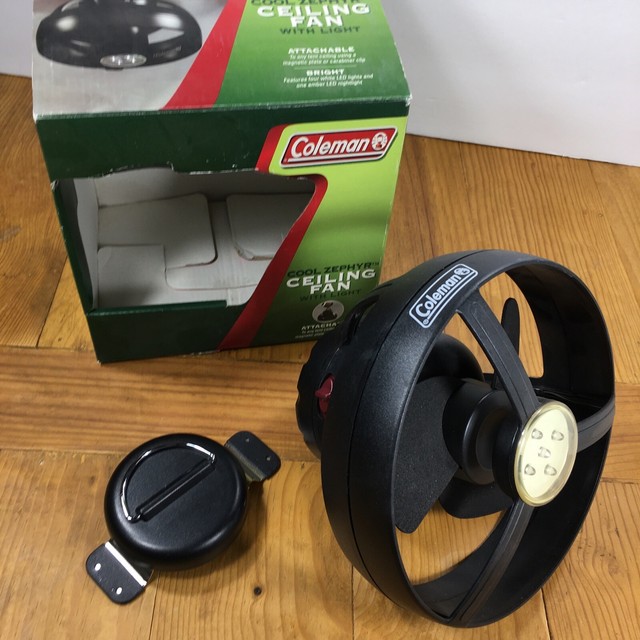 Coleman Tent Ceiling Fan With Light | Shelly Lighting