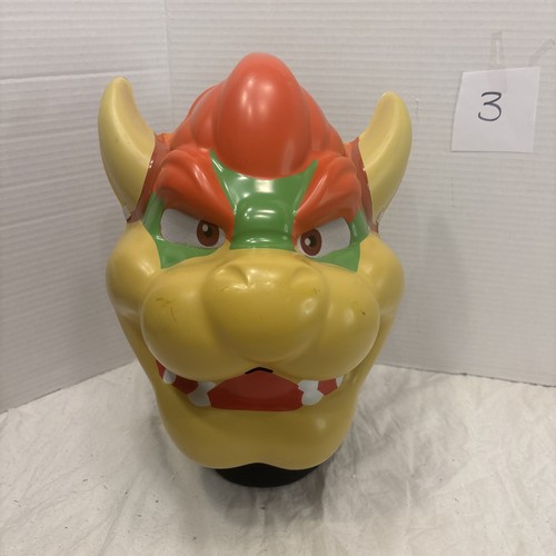 Adult King Koopa Bowser Super Mario Villain Halloween Plastic Costume ...