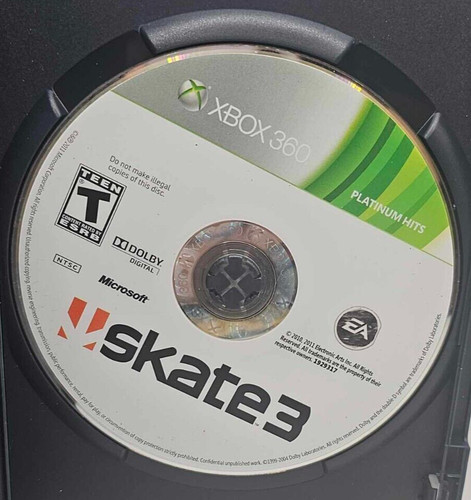 Skate 3 (Xbox 360, 2010) - DISC ONLY 14633192933| eBay