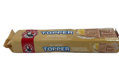 Bakers Topper Cream Biscuits – Custard Flavored (125g) - 4 pack | eBay