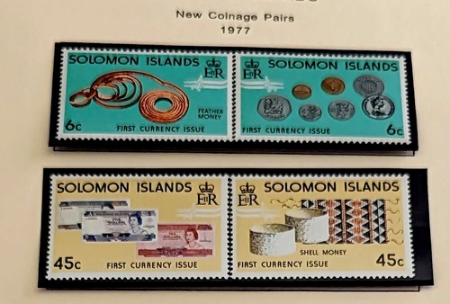 1977 Solomon Islands Exotic Currency Banknotes & Coins Mint Never ...