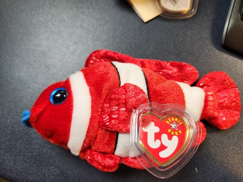 TY Beanie Baby - JESTER the Clownfish (8 inch) | eBay
