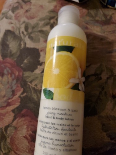 Avon Naturals Lemon Blossom & Basil Hand & Body Lotion 8.4 oz 2010 | eBay