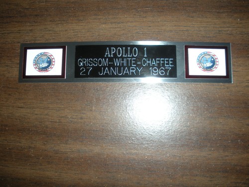 Apollo 1 (NASA) NAMEPLATE FOR PHOTO/DISPLAY | eBay