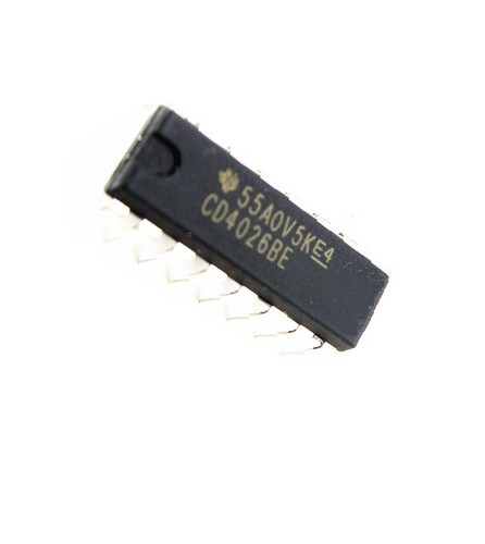 10PCS CD4026 CD4026BE TI IC COUNTER/DIVIDR DECADE 16-DIP NEW | eBay