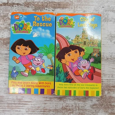 Lot of 2 Nick Jr VHS tapes (Dora the | Grelly USA