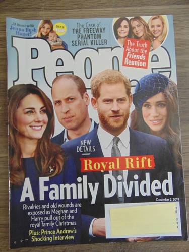 PEOPLE MAGAZINE December 2 2019 FRIENDS REUNION TRUTH Royal Rift QUEEN ...