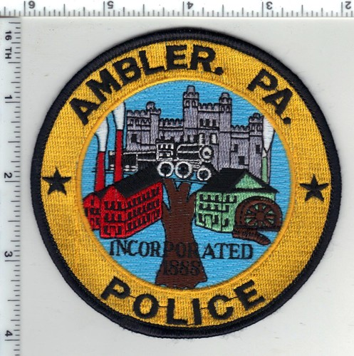 Ambler Police (Pennsylvania) 1st Issue Shoulder Patch from the 1980's ...