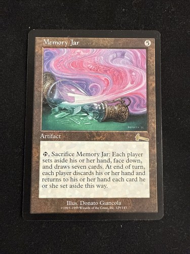 MTG - Memory Jar Urza's Legacy Regular - LP | eBay