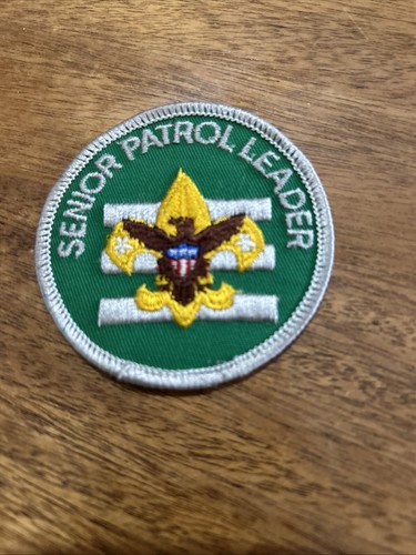 Senior Patrol Leader Green Patch Vintage BSA Boy Scouts Of America | eBay