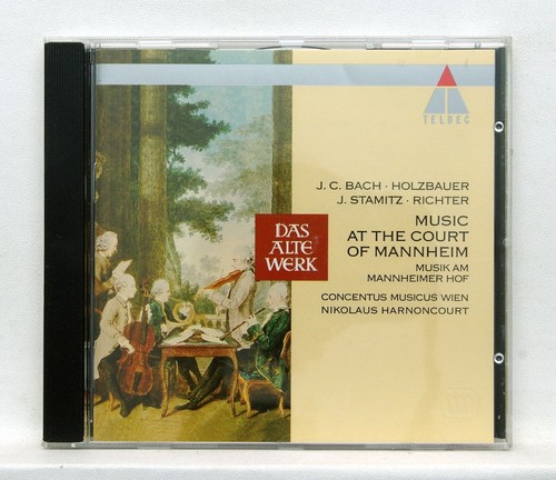 HARNONCOURT – JC BACH, STAMITZ Music at the Court of Mannheim TELDEC CD ...