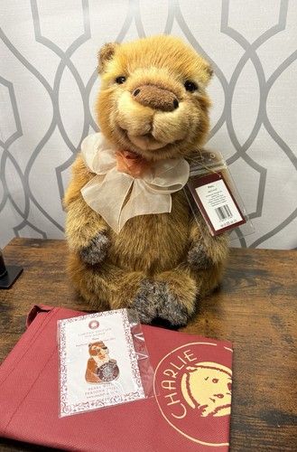 Charlie Bears PERU Capybara With Matching Pin Badge & Tote Bag | eBay UK
