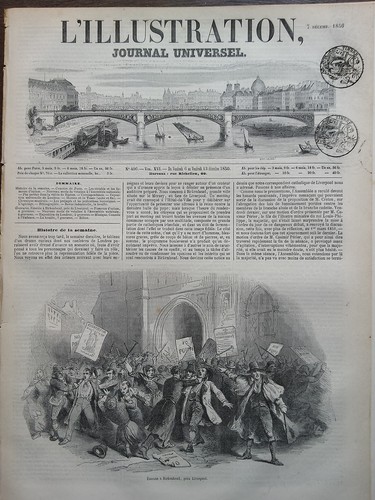 L'Illustration 1850 No 406 - Riots IN England a Birkenhead, Near ...