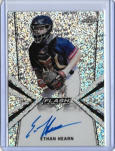 2019 Leaf Flash Draft ETHAN HEARN Silver Prismatic Auto RC Cubs | eBay